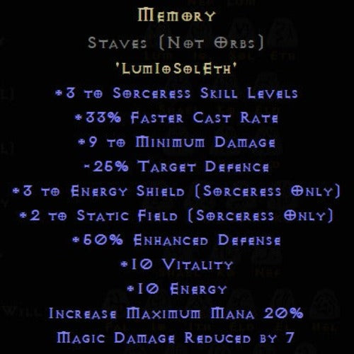 Buy D2R Memory Rune Pack | Diablo 2 Resurrected (D2R) Item Shop - D2RGEAR