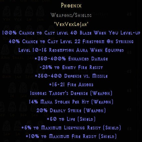 Buy D2R Phoenix Rune Pack | Diablo 2 Resurrected (D2R) Item Shop - D2RGEAR